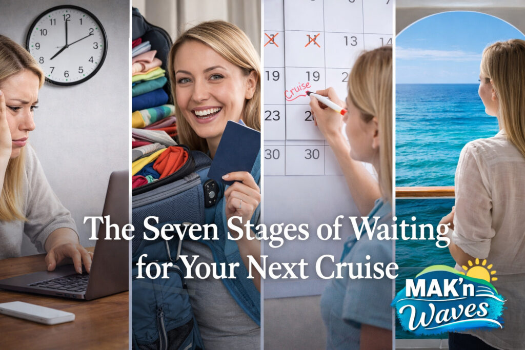 7 Stages of Waiting for Your Next Cruise - Mak'n Waves